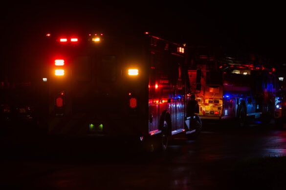 Manchester garage fire made worse by burning oxygen tanks, fire ...