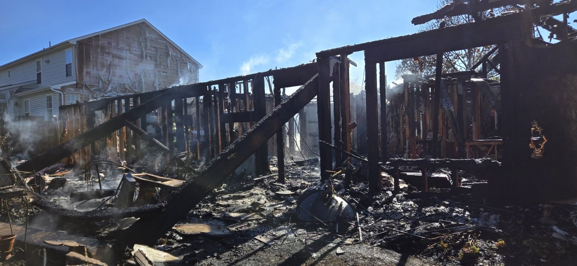 Two-alarm fire in Pittsburgh's New Homestead neighborhood leaves one ...