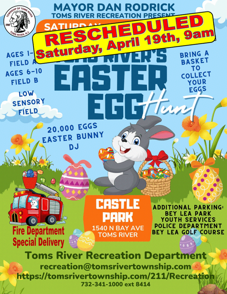 Toms River Easter Egg Hunt This Saturday