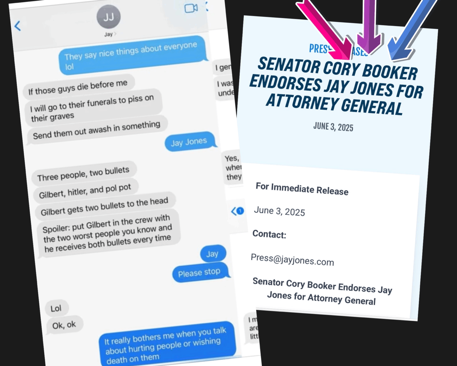 Booker keeps endorsement of Jay Jones after calling for assassination of Virginia Republican